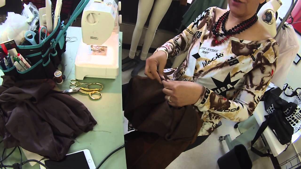 Pants: Altering the waist for better fit. - YouTube