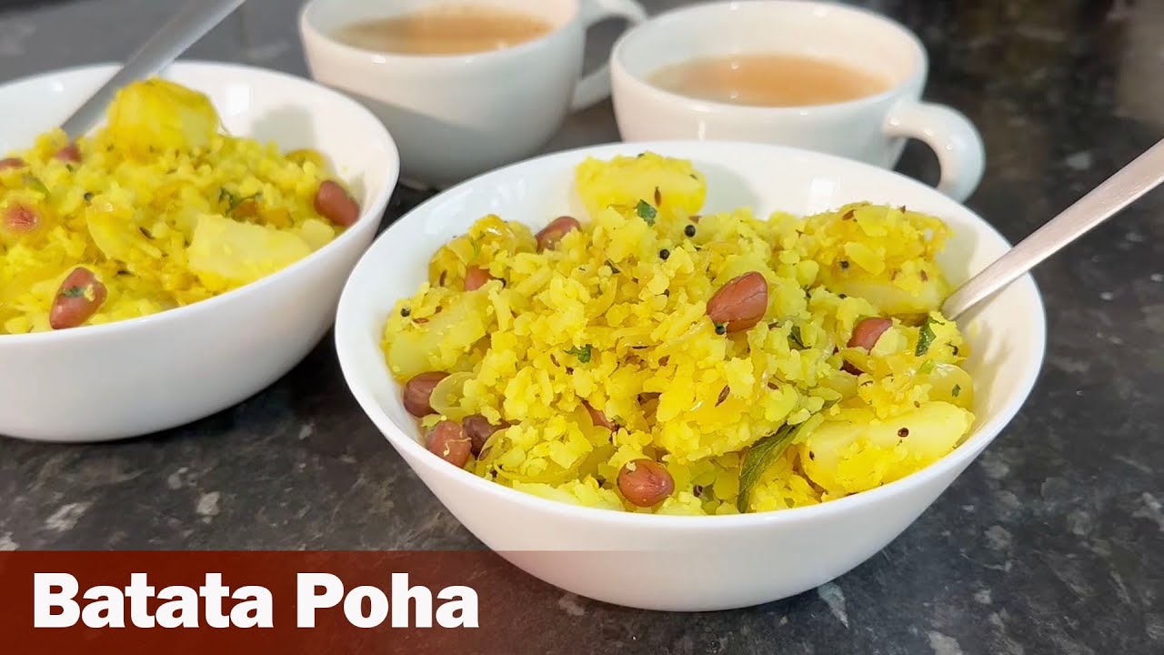 Batata Poha | Goan Batat Fov | indian Breakfast recipe | - YouTube