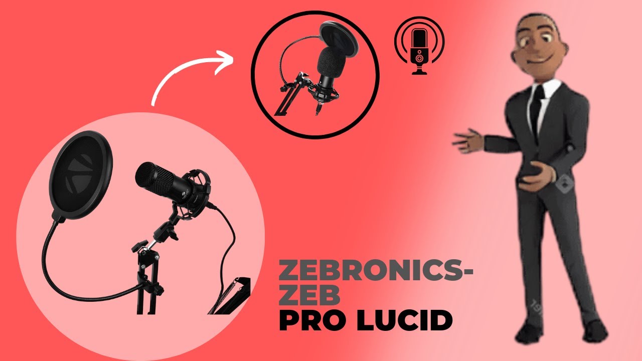 The ZEBRONICS Zeb-Lucid PRO Desktop Mount Condenser Microphone | Review ...