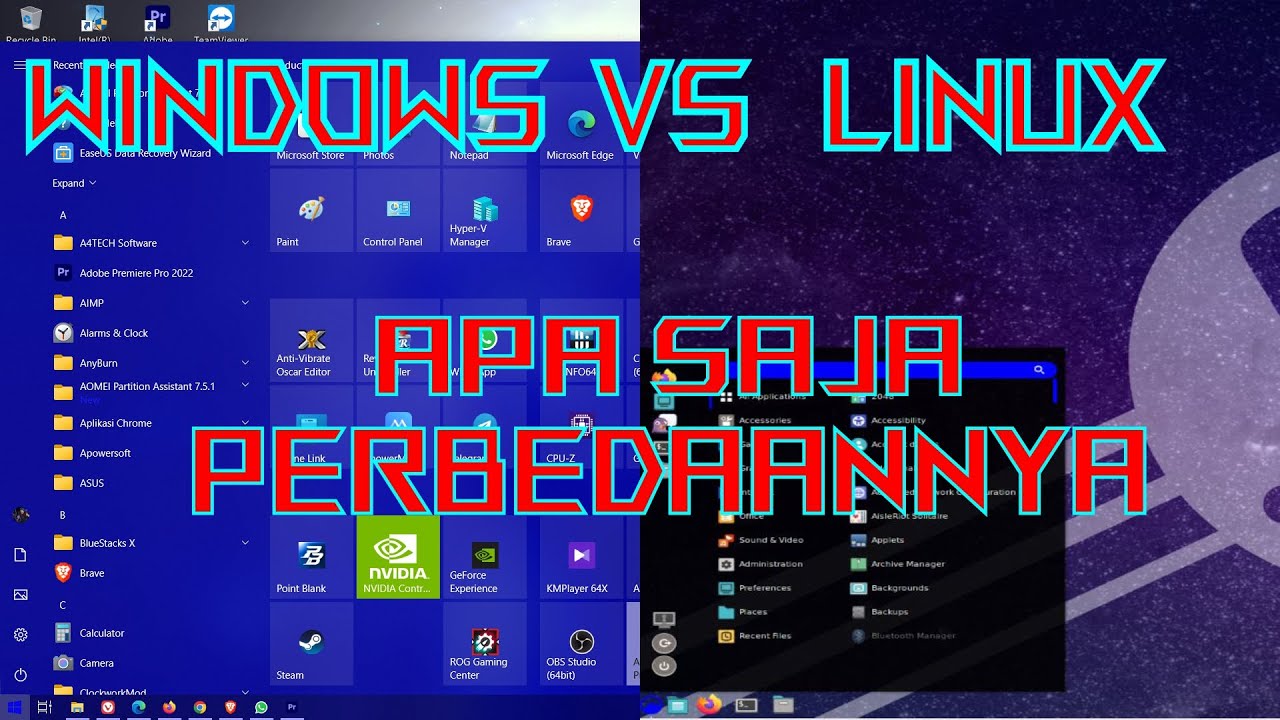 PERBEDAAN WINDOWS DAN LINUX SECARA DEFAULT | Tech Discussion - YouTube