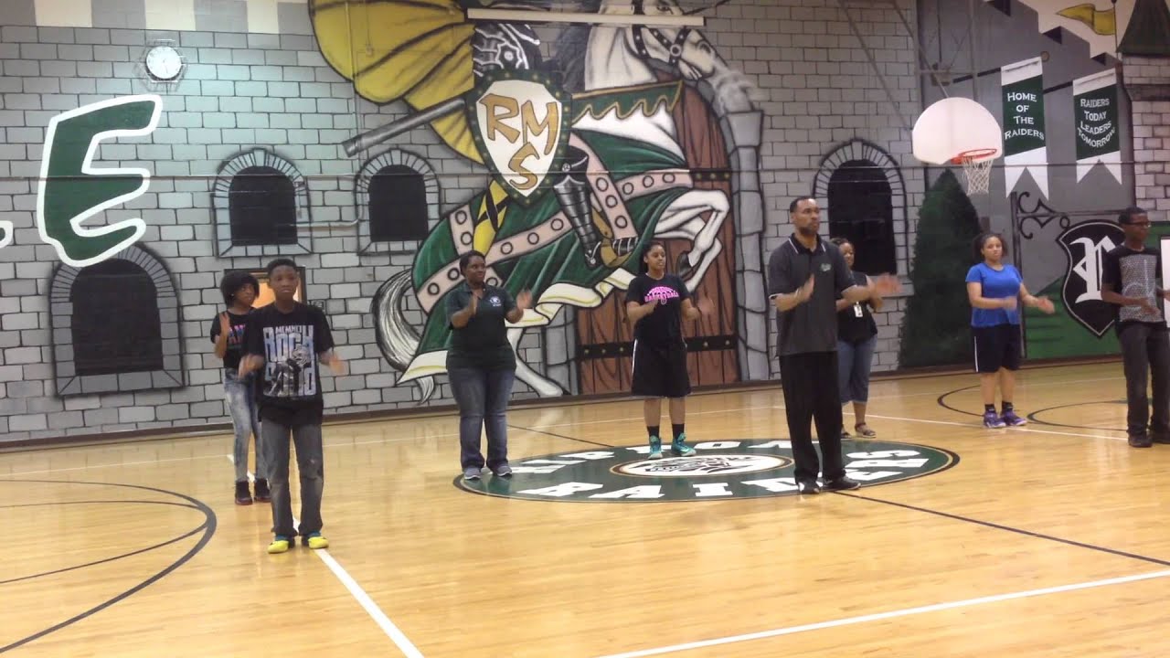 Step show at rippon middle school - YouTube