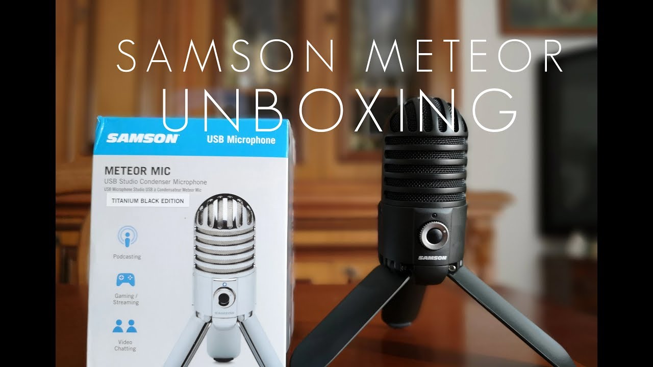 Samson Meteor Mic | UNBOXING & TEST - YouTube