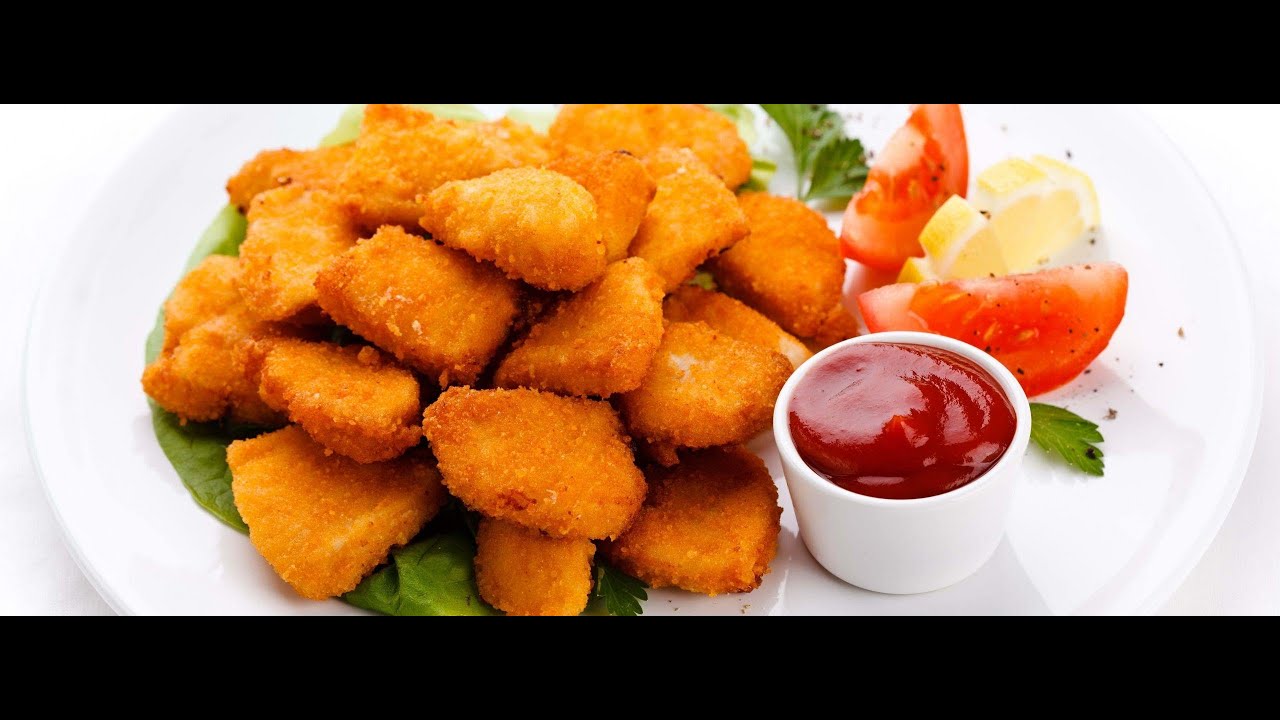 How to make crunchy chicken nuggets at home - YouTube