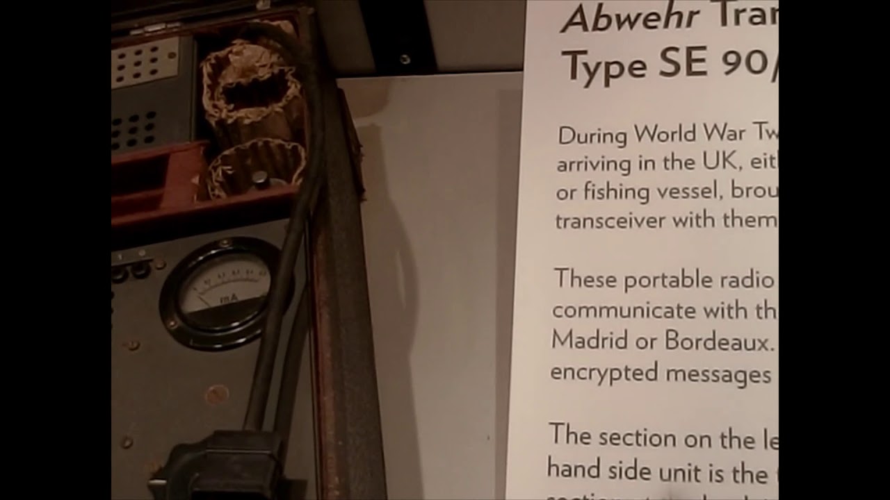 German Secret Agent's Abwehr Transceiver Type SE 90/40 - YouTube