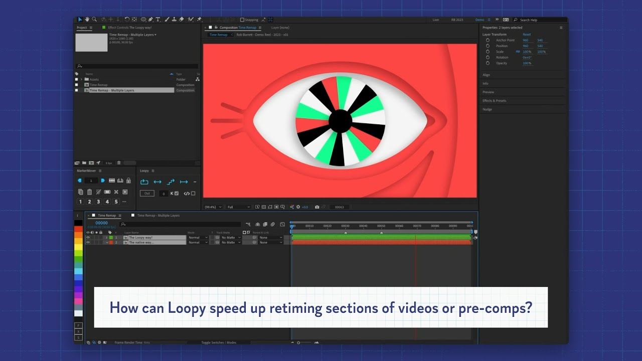 Loopy v1.1 - Updated 'Time Remap' feature - YouTube