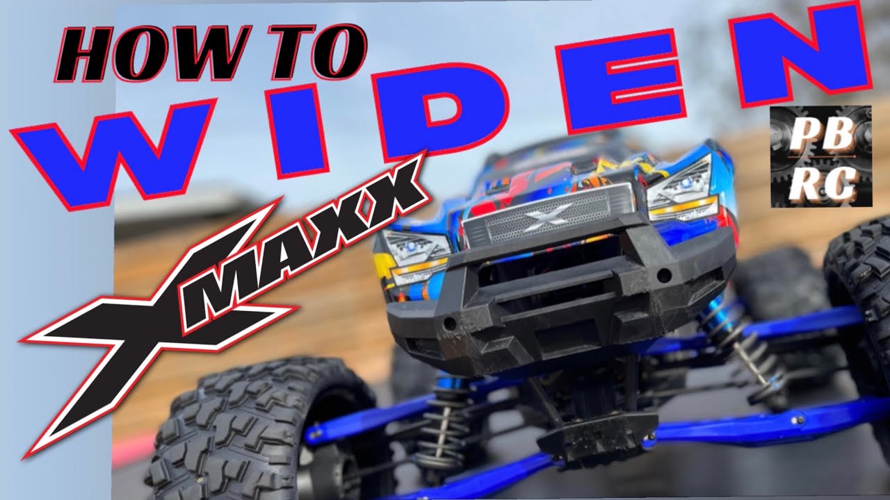How to WIDEN YOUR XMAXX with WIDEMAXX KIT by TRAXXAS - YouTube