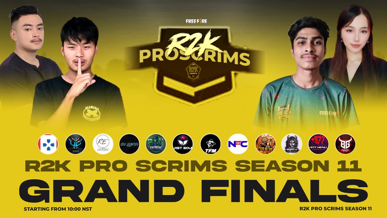 [🛑OFFICIAL] R2K PRO SCRIM SEASON 11 || GRAND FINAL || TEAM R2K [NEP/BD ...