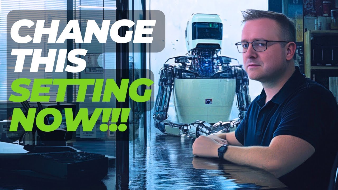 The Most Important AI Setting You Must Change NOW! - YouTube