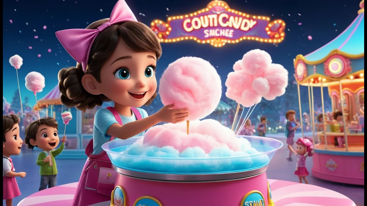 Cotton Candy, Cotton Candy, Sweet and Light | Fun Candy Song for Kids ...