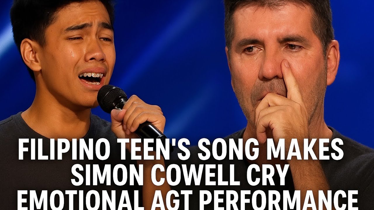 Filipino Teen’s Song Makes Simon Cowell Cry | Emotional AGT Performance ...