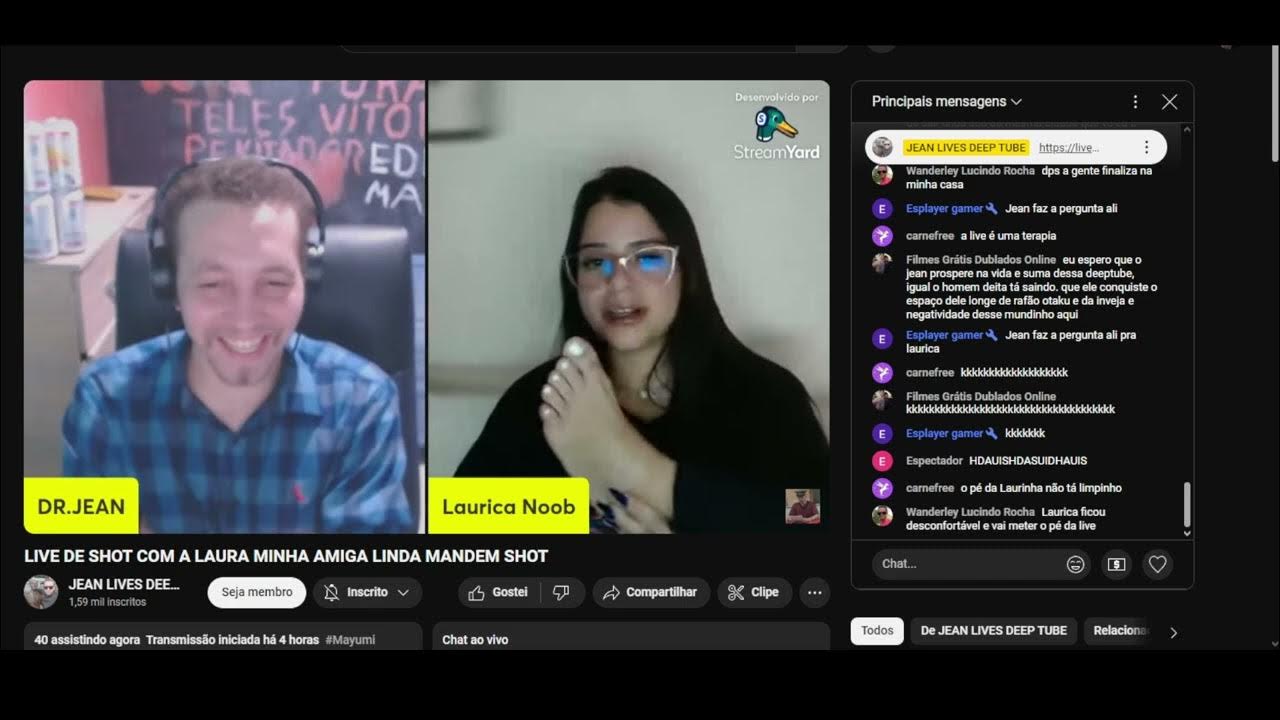 JEAN IMPLORA PRA BEIJAR OS PÉS DA LAURICA (CASAL TOP) - YouTube