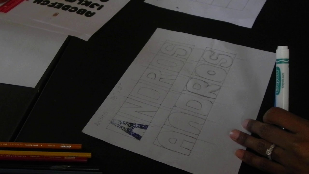 Grade 8 - Lettering (3/4) - YouTube