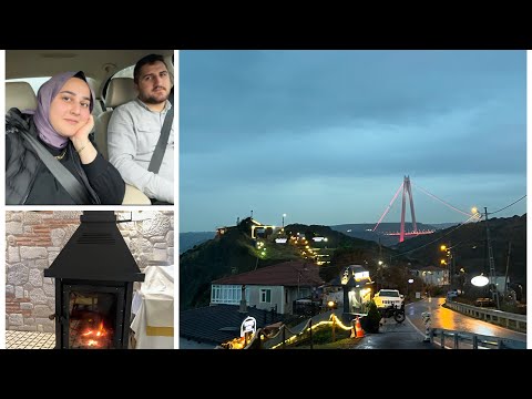 İlk vlog 💕 Garipçe köyüne gidiyoruz 🌳 Bol yağmurlu bir gün 🌧️