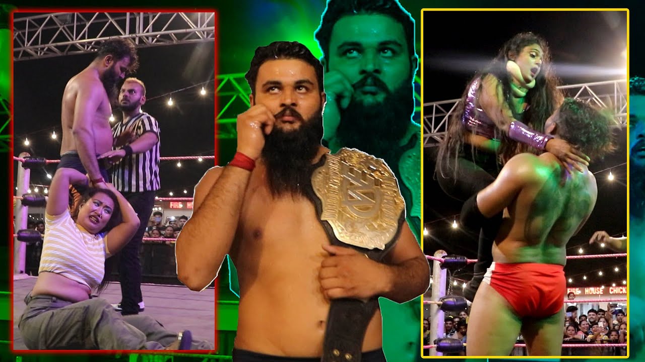 CWE | | ( Tag Team Match ) MAHESH & DEMON WOLF V\S JEET & DIVYA - YouTube