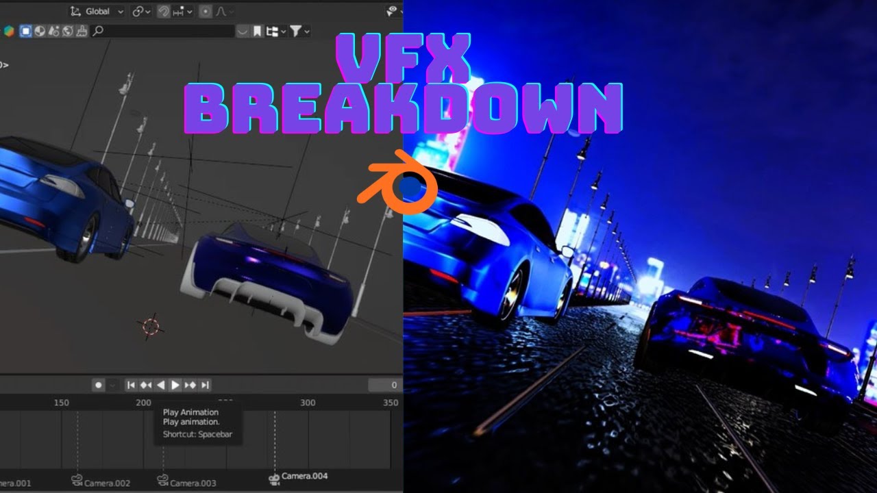 Car Animation Breakdown _ Breakdown _ Blender CGI Breakdown #blender # ...
