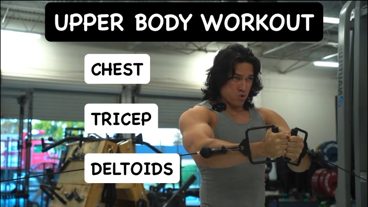Bodybuilding Prep Week 1 - Chest, Triceps, Delta - YouTube
