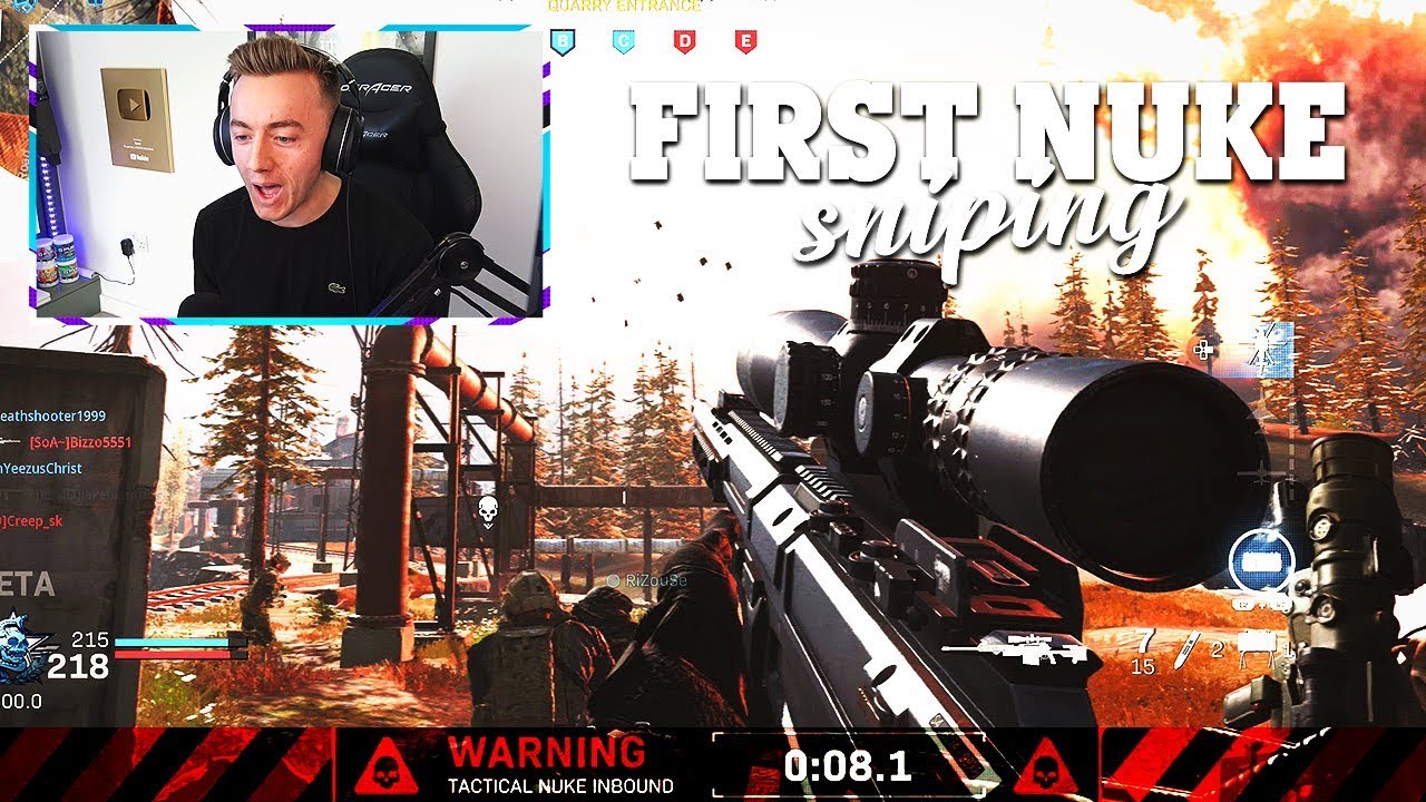 My FIRST Modern Warfare TACTICAL NUKE!! (MW SNIPING NUCLEAR) - YouTube