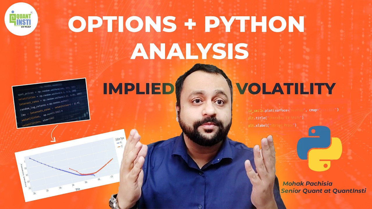 Intraday Implied Volatility: What Python + Options Data Reveal - YouTube