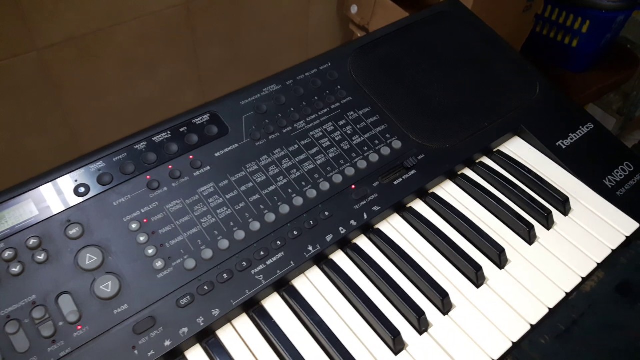 Keyboard Technics KN 800 - YouTube