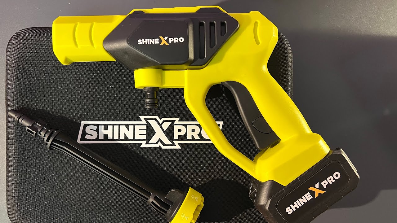 SHINE X PRO HYDROBLAST CORDLESS PRESSURE WASHER UNBOXING - YouTube