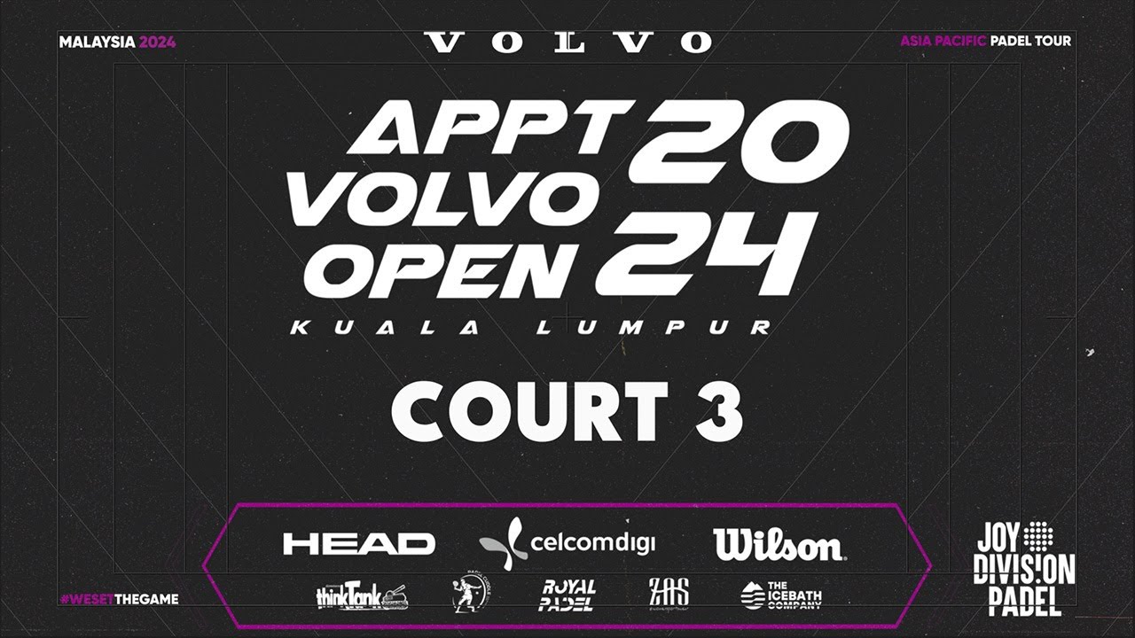 (COURT 3) APPT VOLVO OPEN (JOY DIVISION PADEL) 2024 | FINALS - YouTube