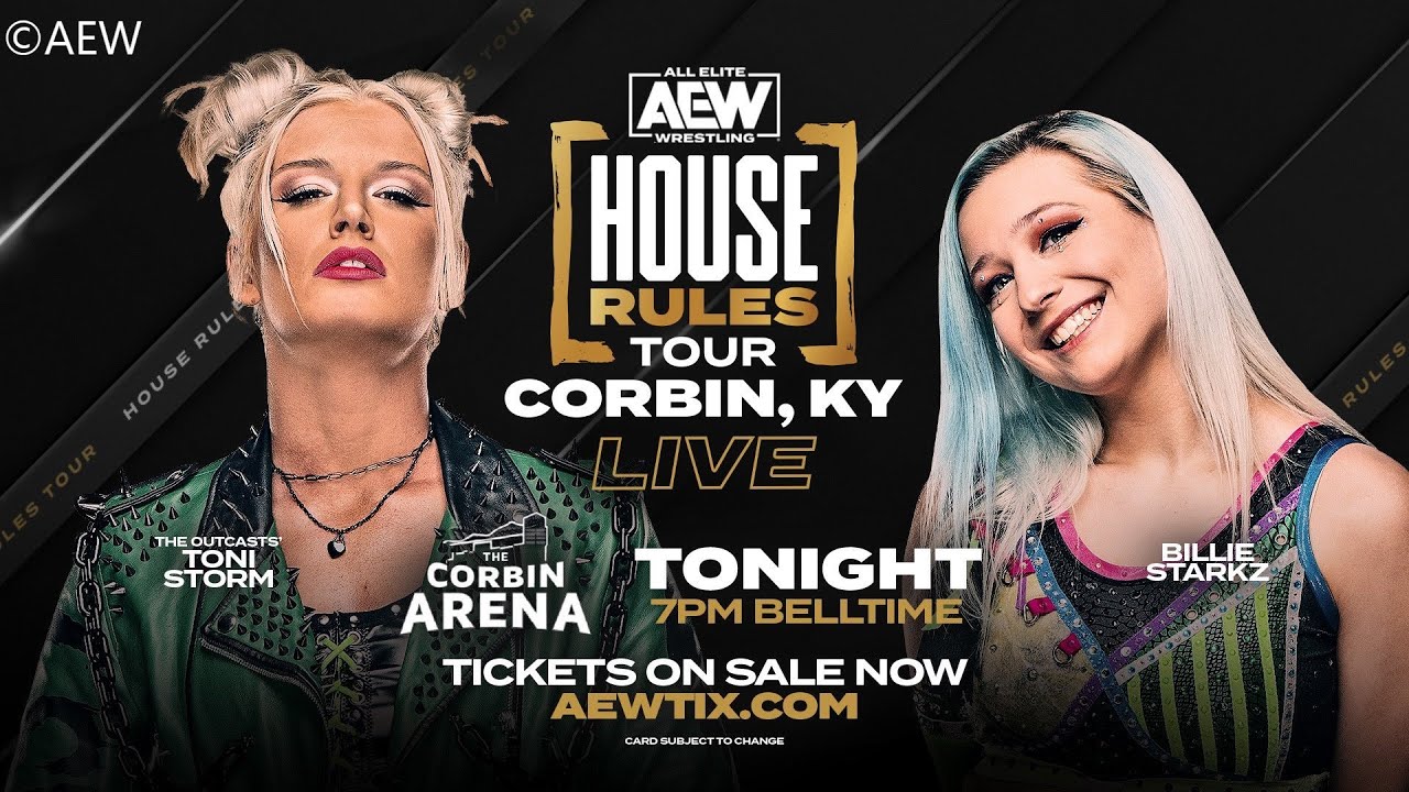 Toni Storm vs Billie Starkz / Singles Match / AEW House Rules Tour ...