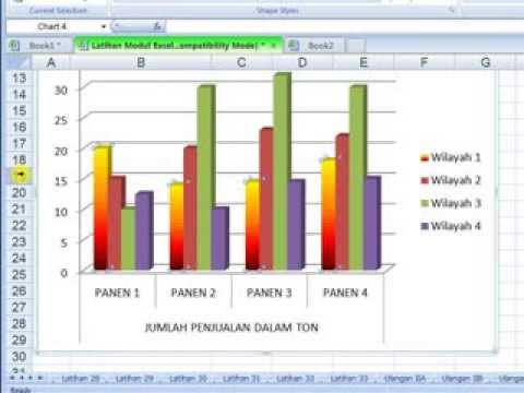 Belajar Ms. Excel 2007 Menu Insert - YouTube