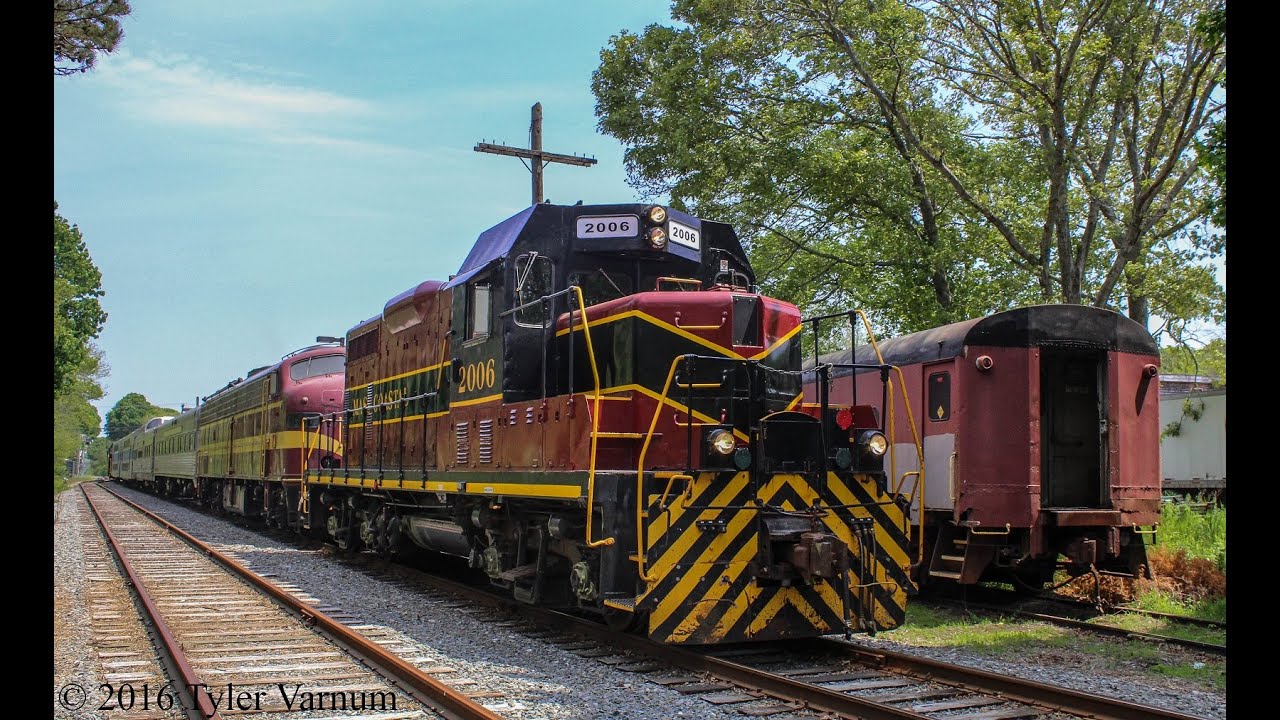 The CapeFLYER and the Coastal Excursion train - YouTube
