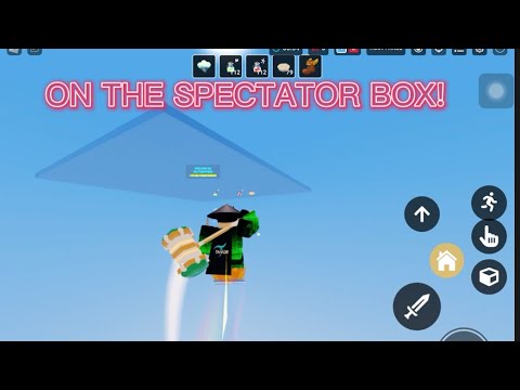 You Can Now Jump Onto The Spectator Box?! (Roblox Bedwars) - YouTube