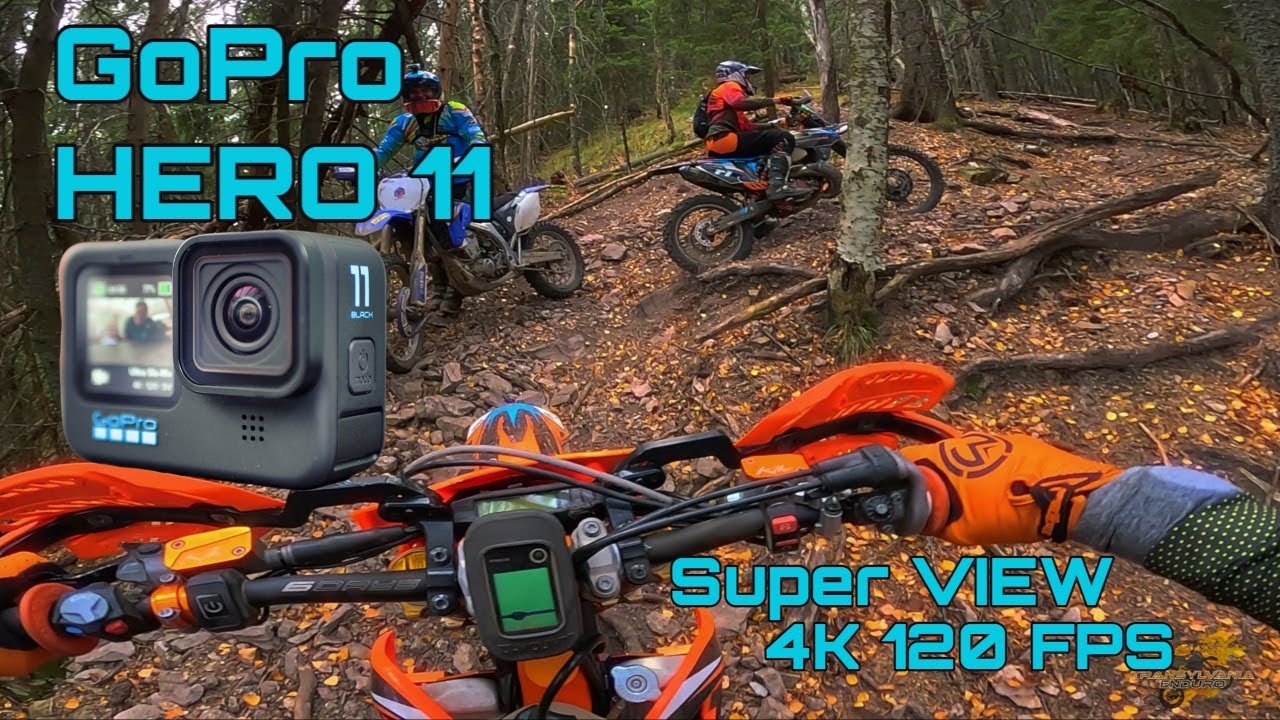 GoPro Hero 11 SUPER VIEW | Hard Enduro In 4K 120FPS | # ...