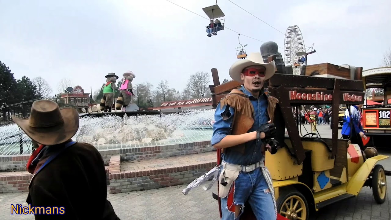~ Wild West party parade ~ Attractiepark Slagharen ~ 06-04-2019 - YouTube