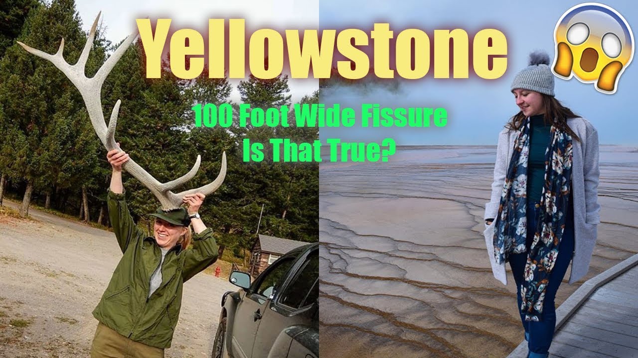 100 Foot Wide Fissure - South of Yellowstone Is That True? - YouTube