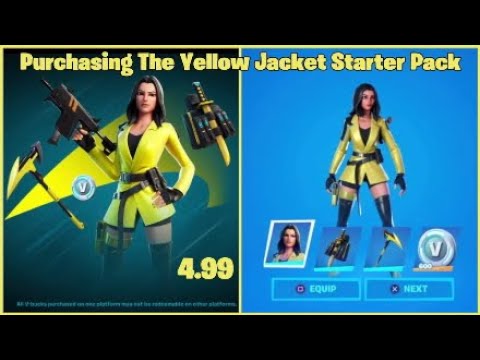 Unlocking The Yellow Jacket Starter Pack In Fortnite Season 3 - (Review ...