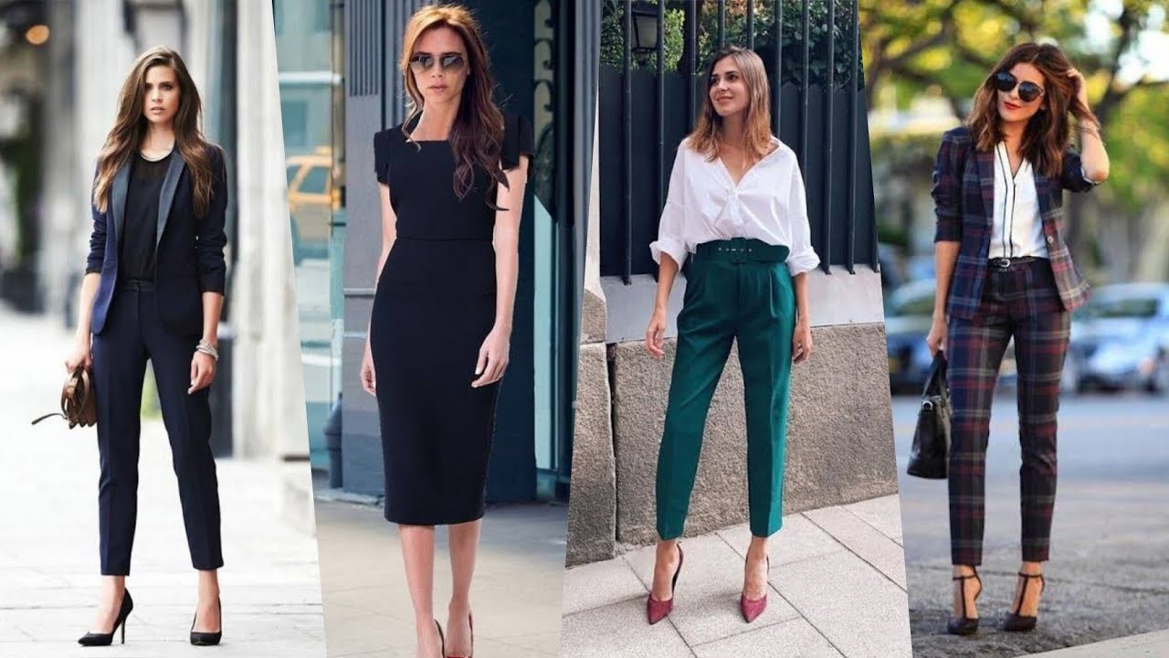 Women's Office wear look/ Trendy office wear attire ideas 2023 ...