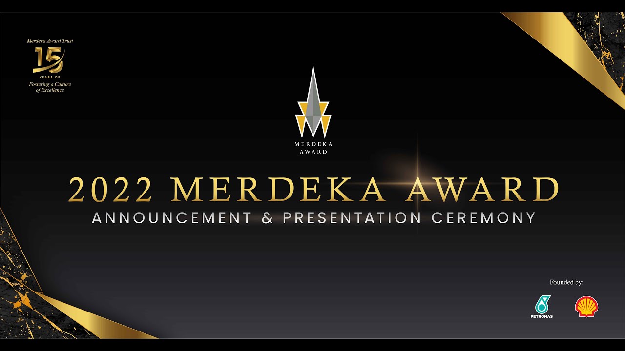 2022 Merdeka Award Announcement & Presentation Ceremony - YouTube