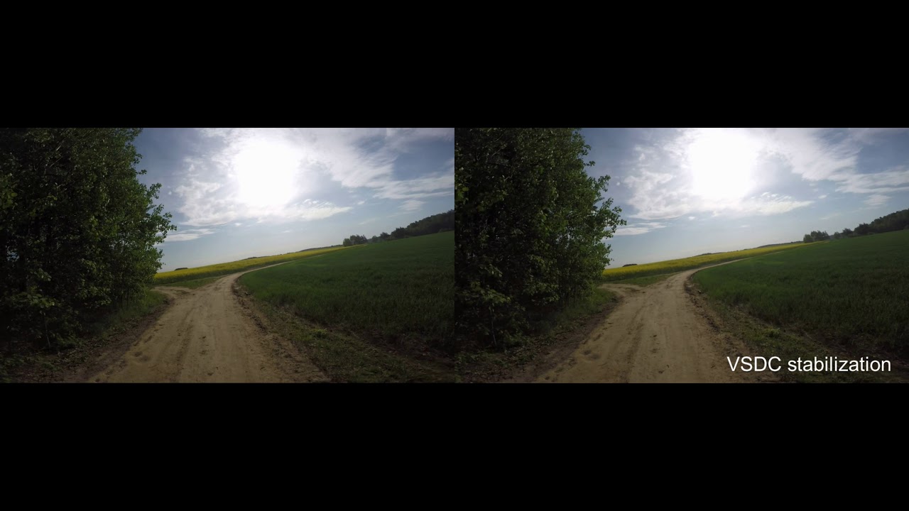 VSDC stabilization demo for GoPro Hero 4 Black 4k - YouTube