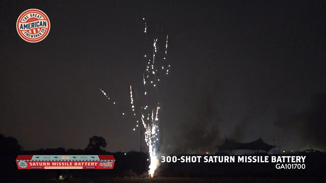 300-Shot Saturn Missile Battery by The Great American Fireworks Co ...