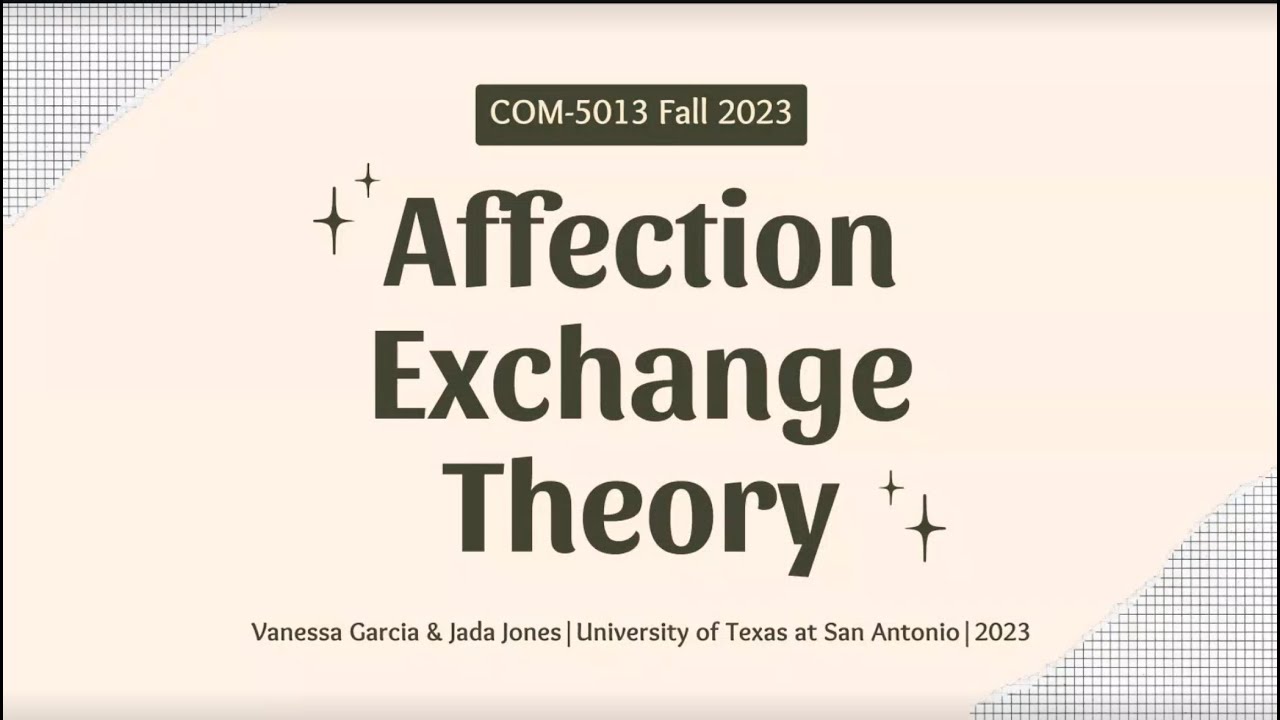 Affection Exchange Theory Presentation COM-5013-001 - YouTube