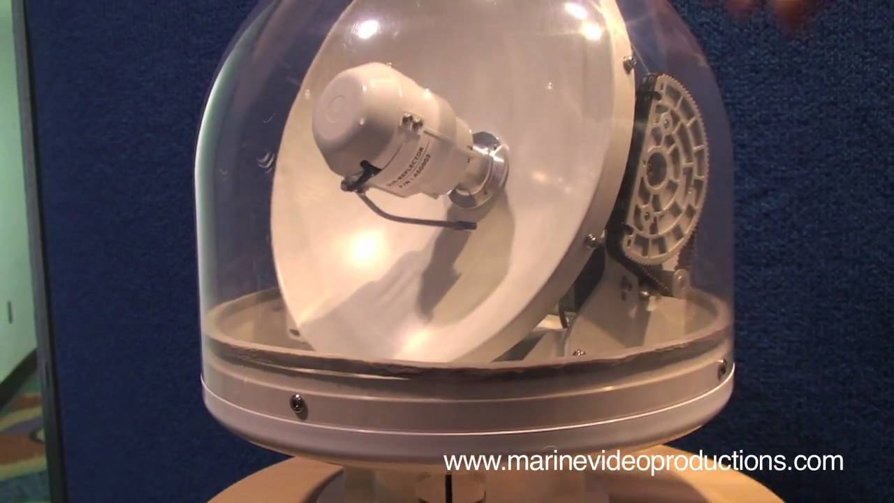 Intellian's Smallest Satellite Dome at the Miami Boat Show - YouTube