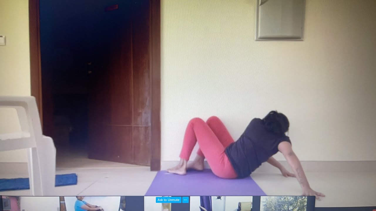 How to do spine twisting pose - YouTube
