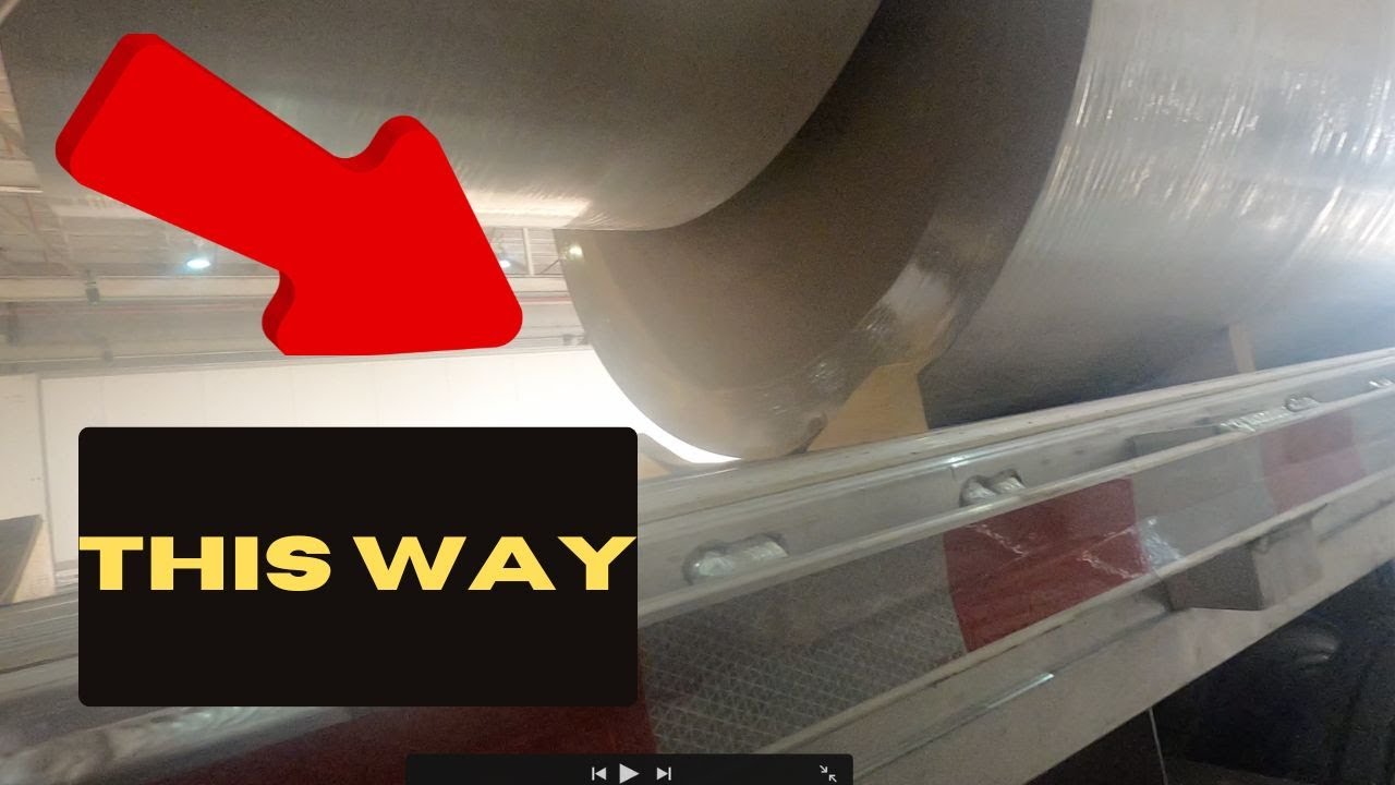 HOW TO SECURE THEM PAPER ROLL AT MAVERICK TRANSPORTATION - YouTube