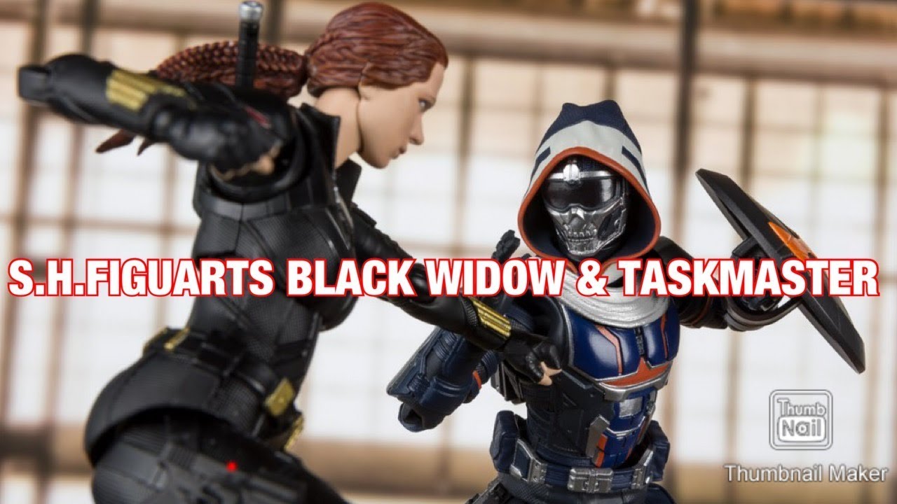 S.H.FIGUARTS BLACK WIDOW & TASKMASTER - YouTube