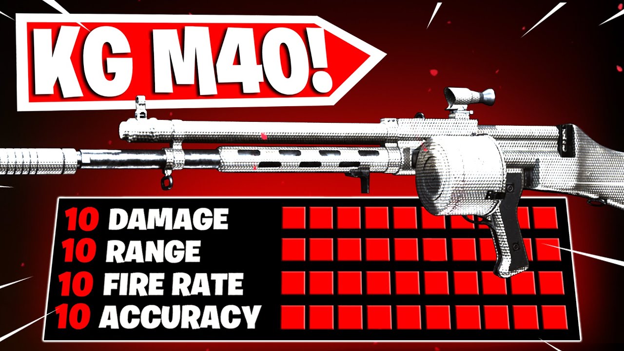 the *NEW* KG M40 "NO RECOIL" CLASS is BROKEN in WARZONE! (BEST KG M40 ...