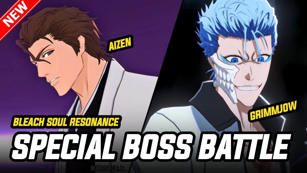 🔥 Special Boss Battle Aizen & Grimmjow Story Animation • Bleach Soul ...