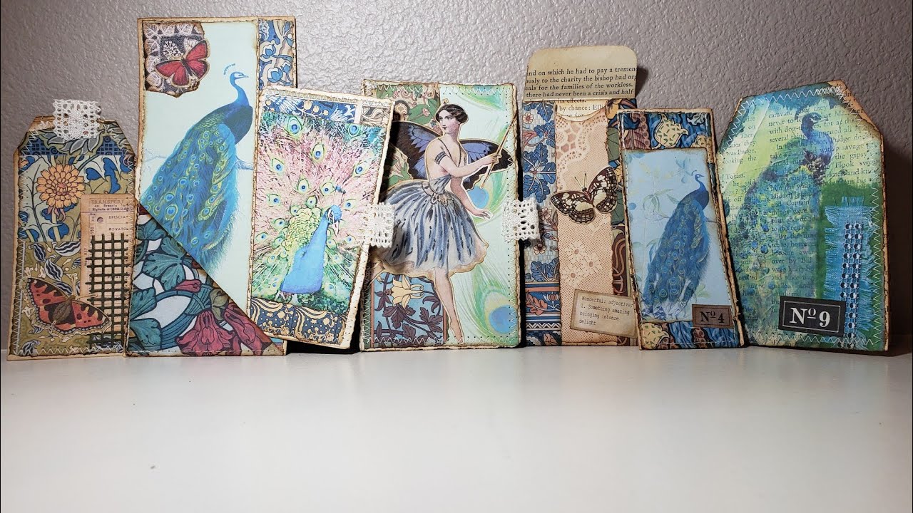 Craft With Me: Making Peacock Ephemera - YouTube