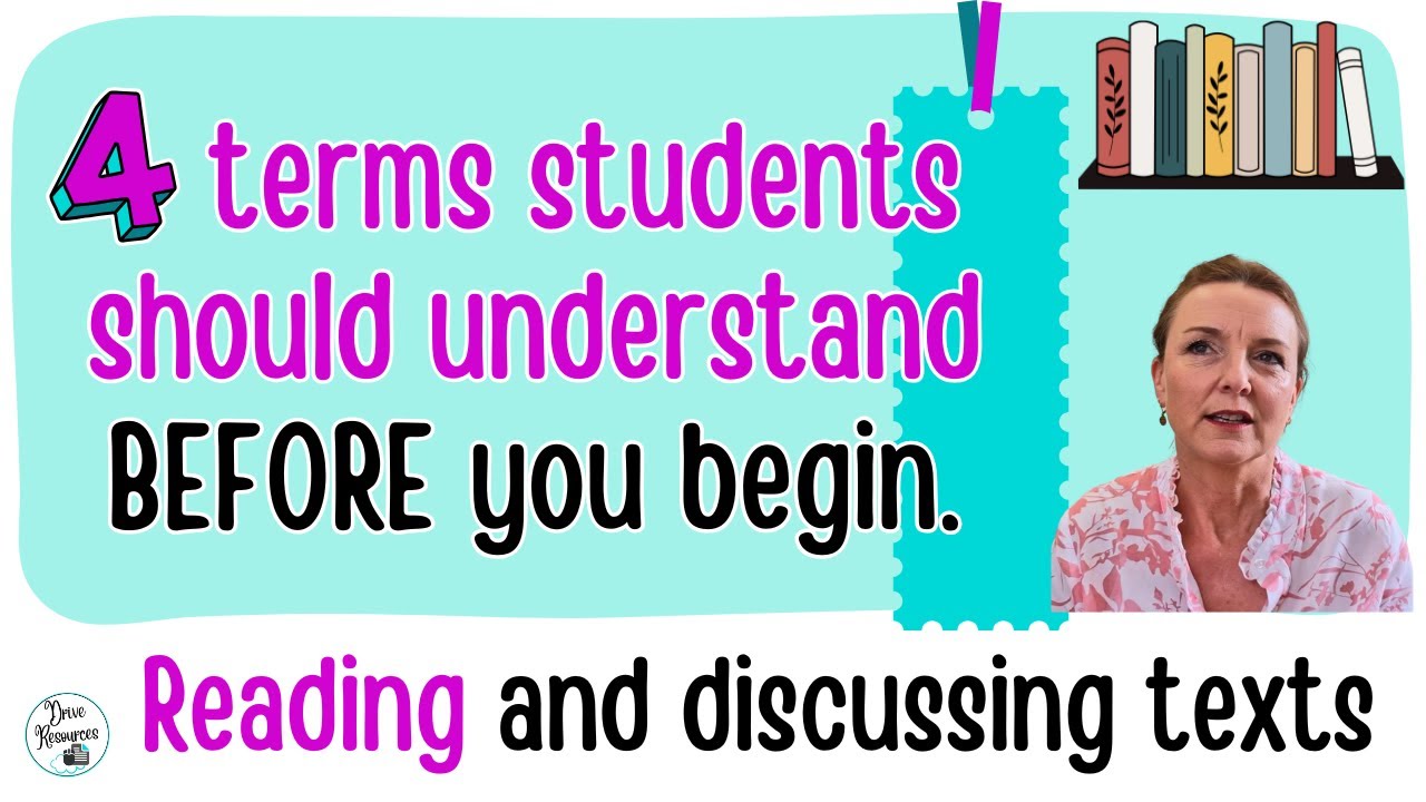 Reading literature - 4 terms your students must understand before you ...