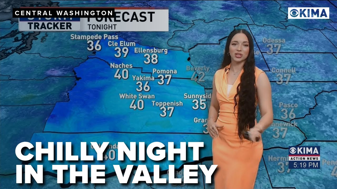 Chilly Night in the Valley | Weather with Charidy Caldwell - YouTube