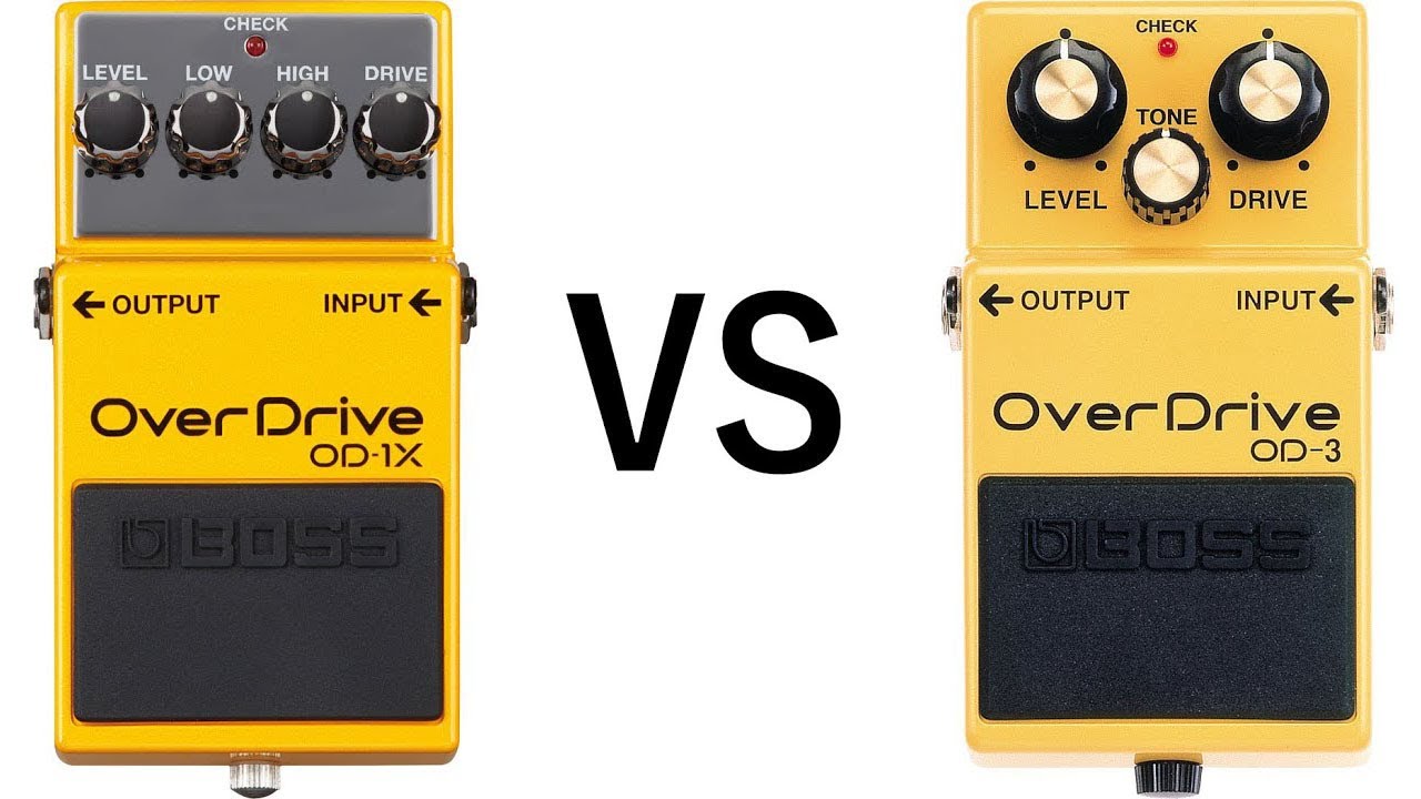 BOSS OD-1X VS OD-3 ! - YouTube