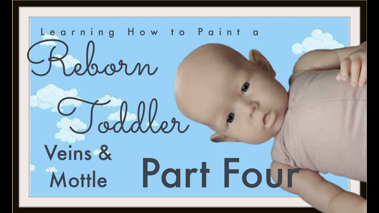 Painting a Reborn Baby Toddler ~ Part Four ~ Veins and Mottle - YouTube