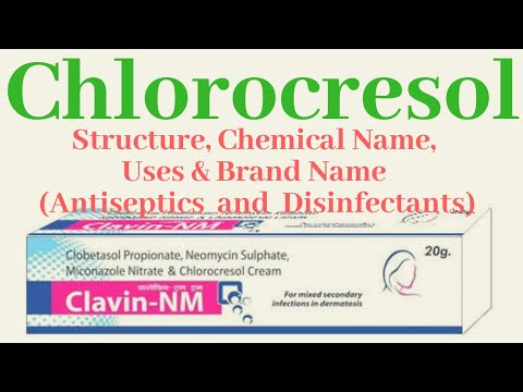 Chlorocresol- Structure,Chemical Name, Uses & Brand Name (Antiseptics ...
